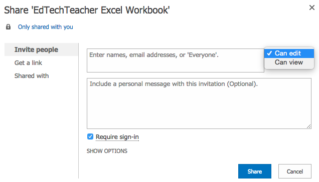 How to Create and Collaborate Online with Microsoft Excel - from ...