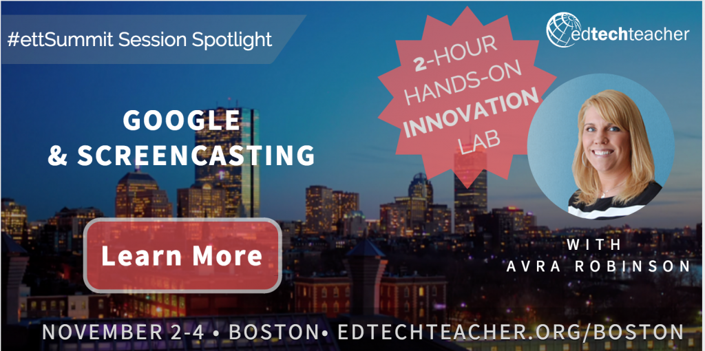 #ETTChat: 5 Ways that Screencasting Improves Teaching & Learning - an Interview with Avra ...