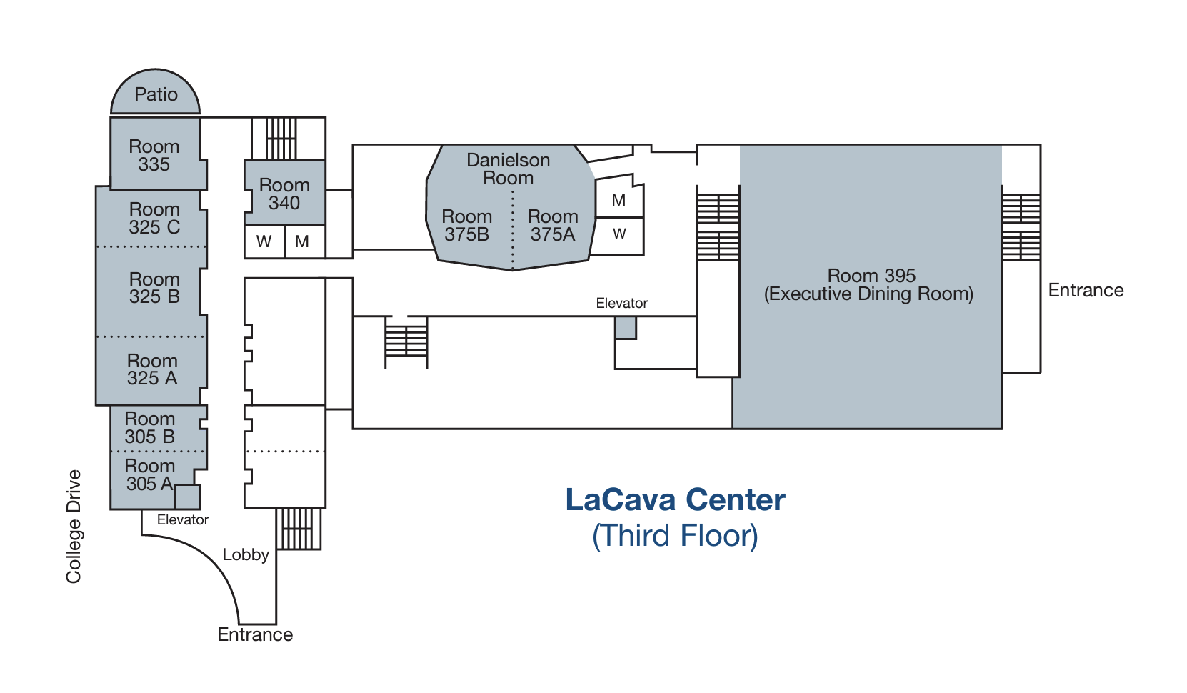 Bentley Conference Center layout